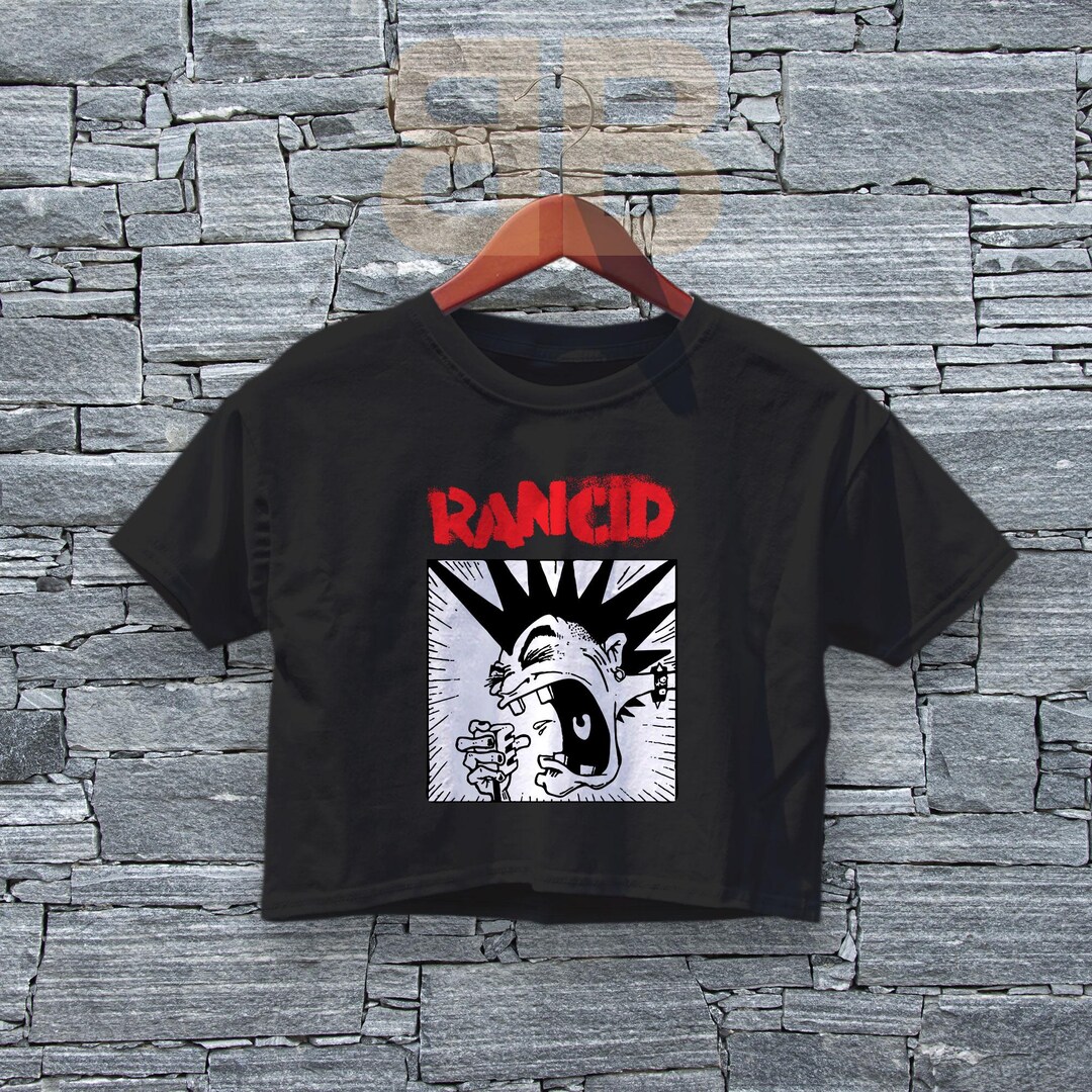 Vintage Rancid Band Tour 90's Crop Top - Rancid Crop Tee Women Shirt ...