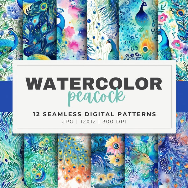 Peacock Papers - Etsy