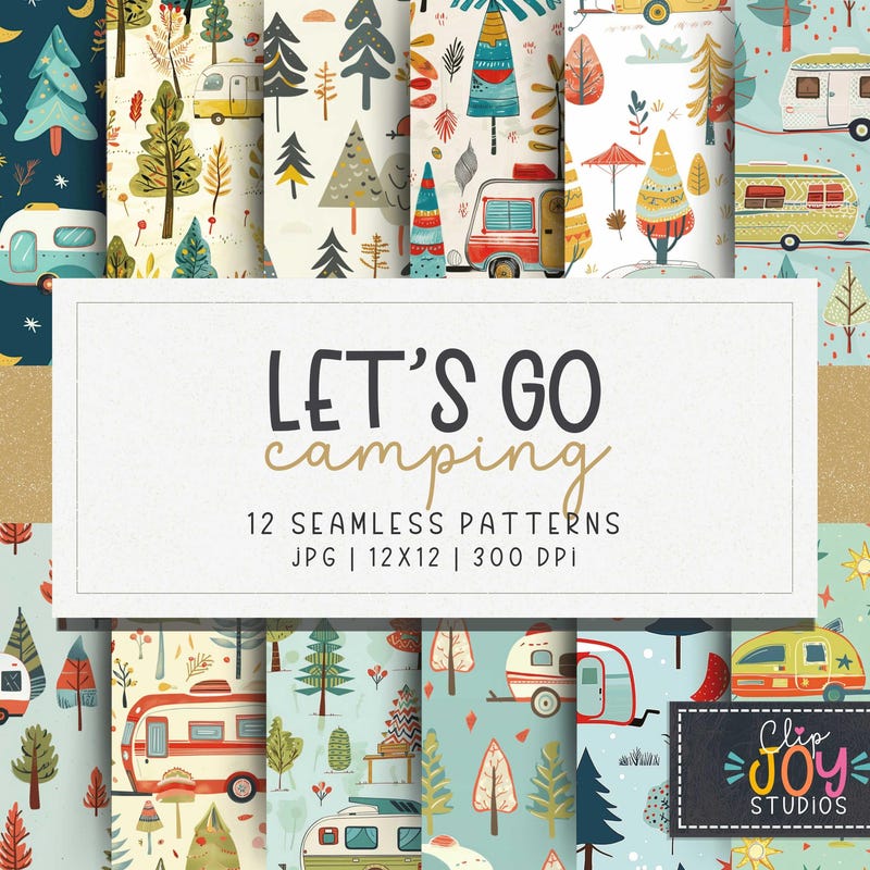 Camping Wallpaper - Etsy