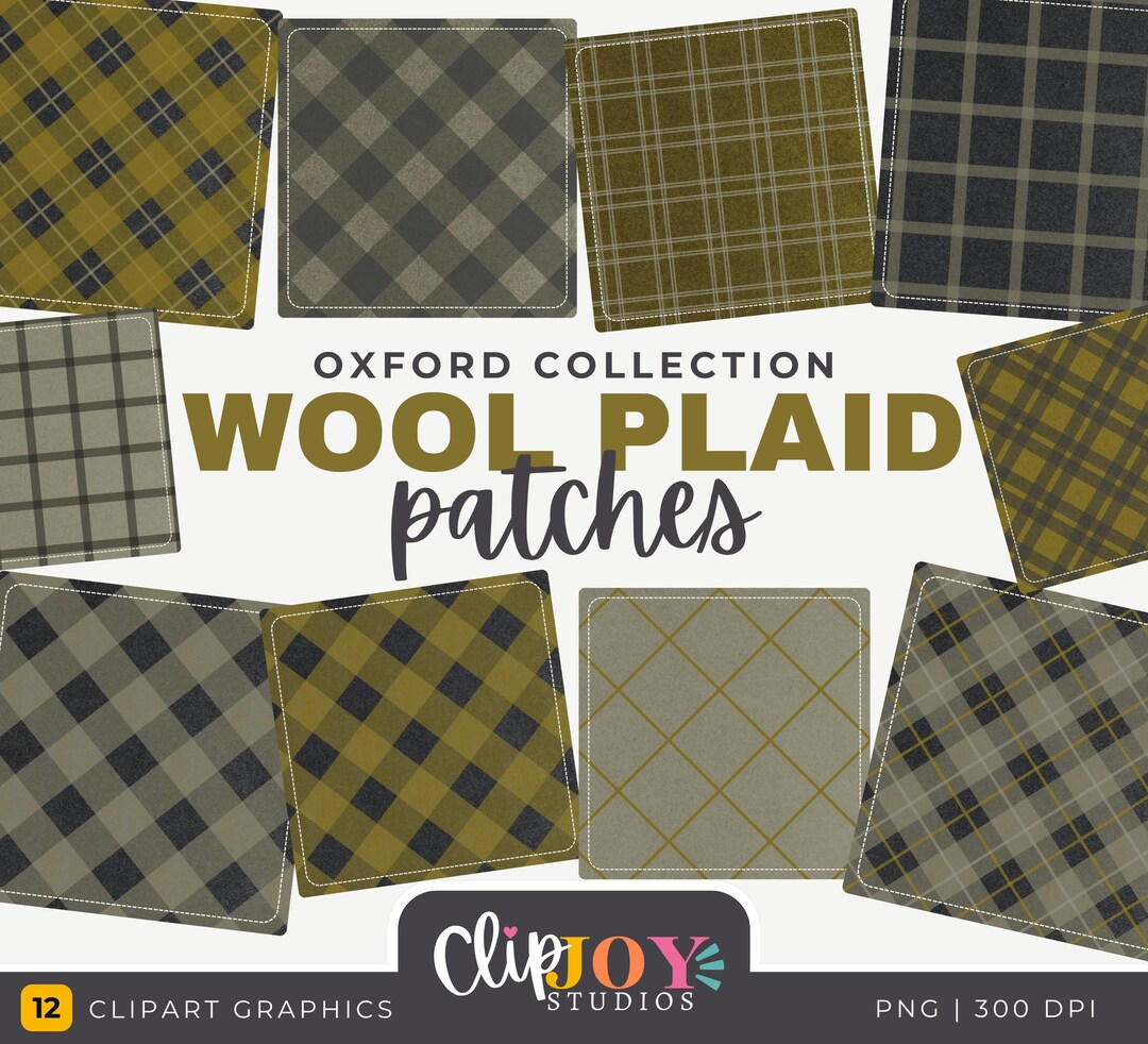 Neutral Wool Patches Clipart, Cute Fabric Texture Clip Art, Quality PNG ...