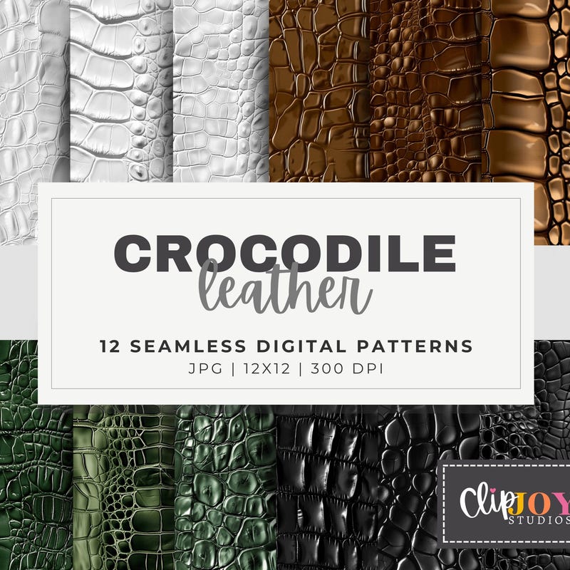 Crocodile Leather' - Etsy
