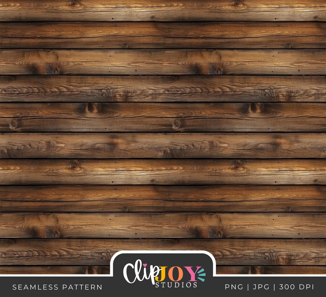 Wood Plank Texture Background and Seamless Pattern, Digital Printable ...