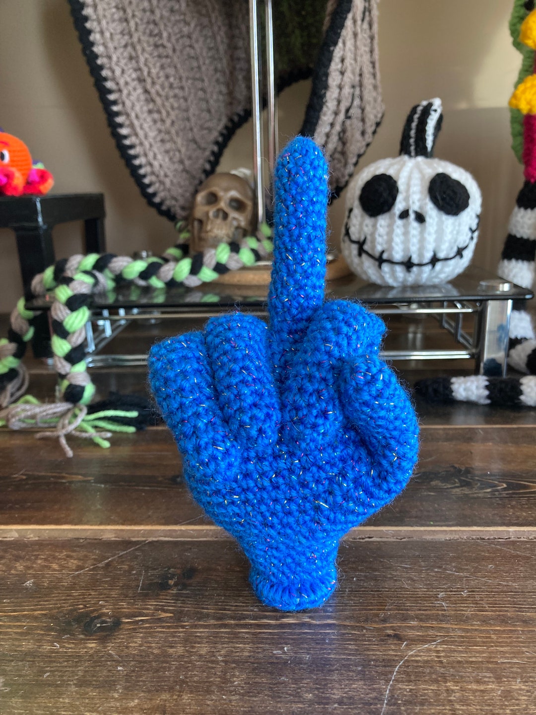 Crochet Middle Finger - Etsy