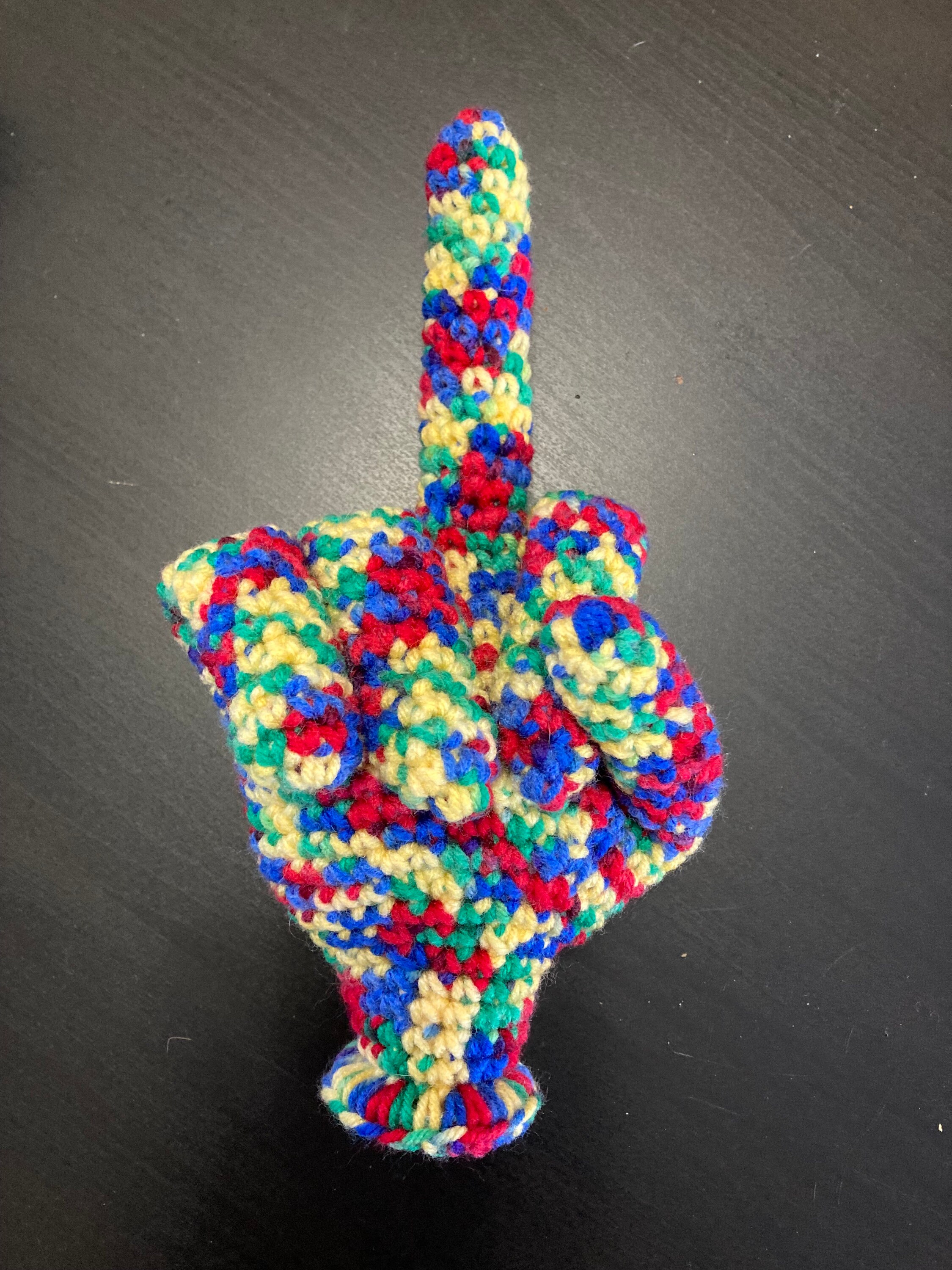 Crochet Middle Finger - Etsy