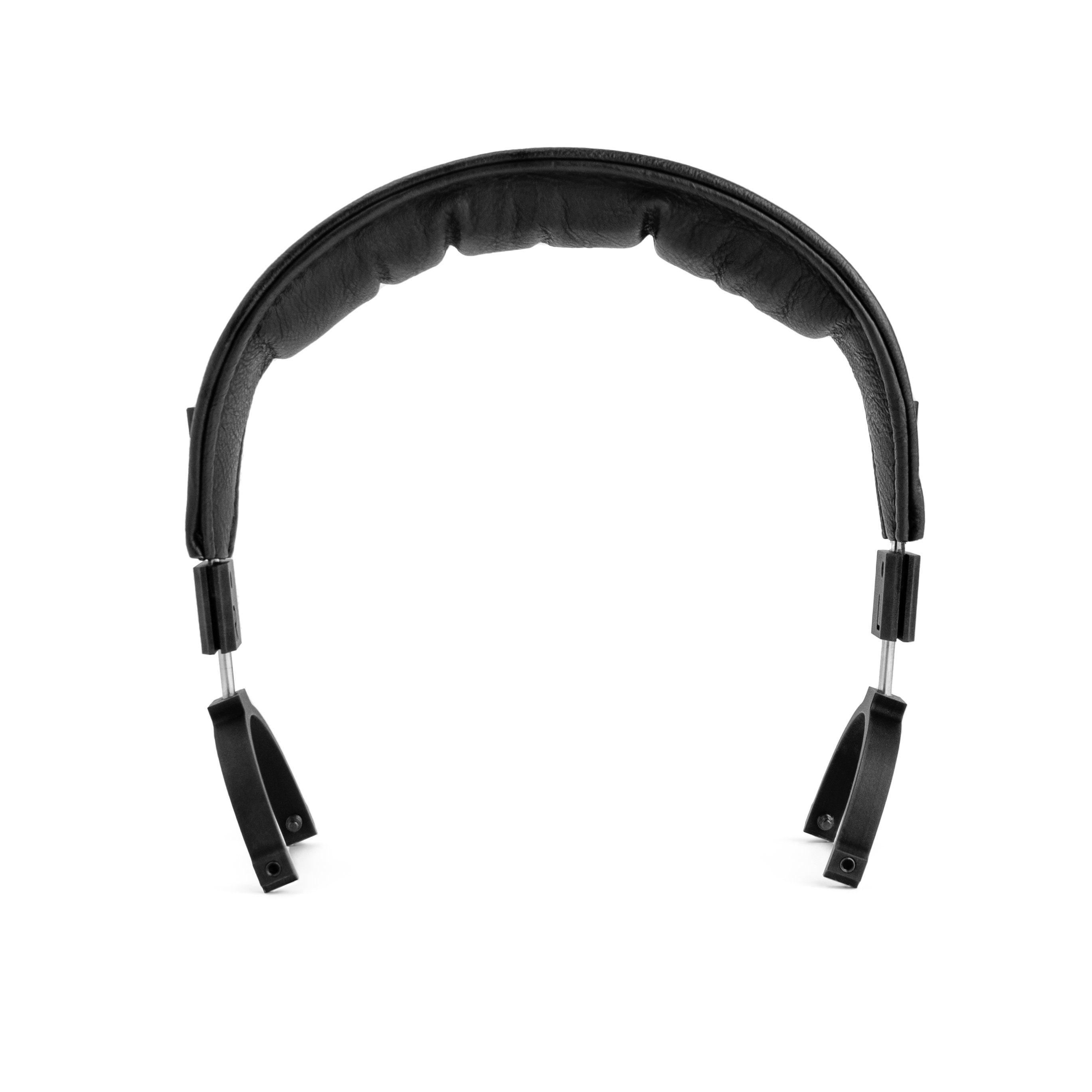 Premium Grado Leather Headband, Metal Gimbals and Fabric Earpads Bundle ...