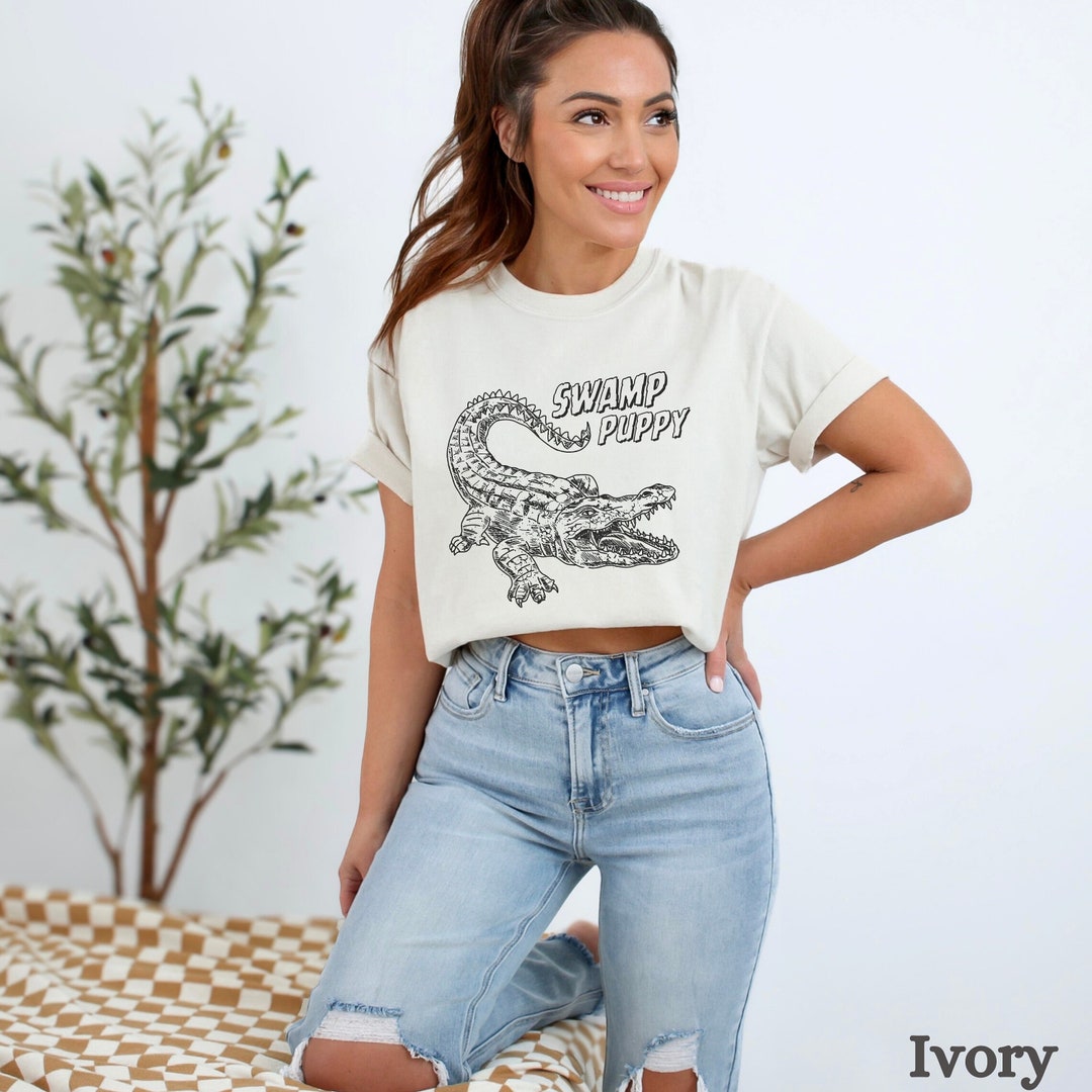 Swamp Puppy Unisex Short Sleeve T-shirt Southern American Edgy River ...