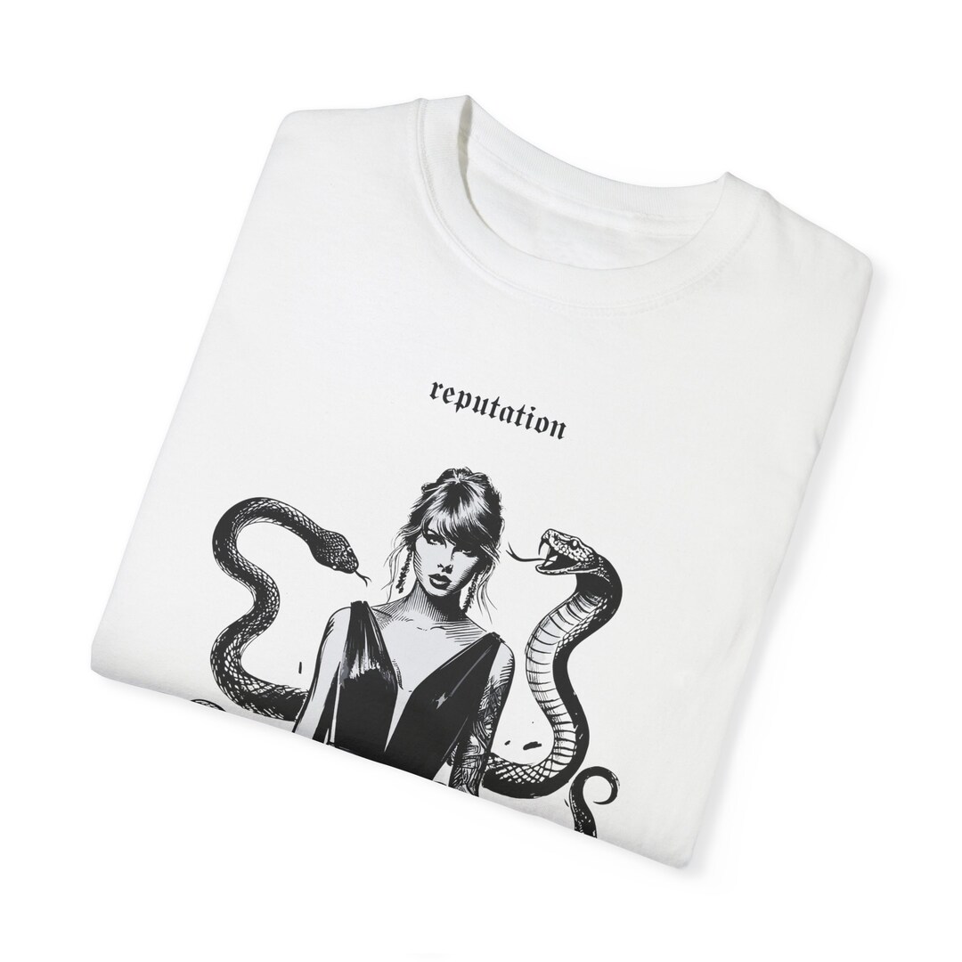 Swift Reputation Snake T-shirt Comfort Colors Unisex Mens Womens Tshirt ...