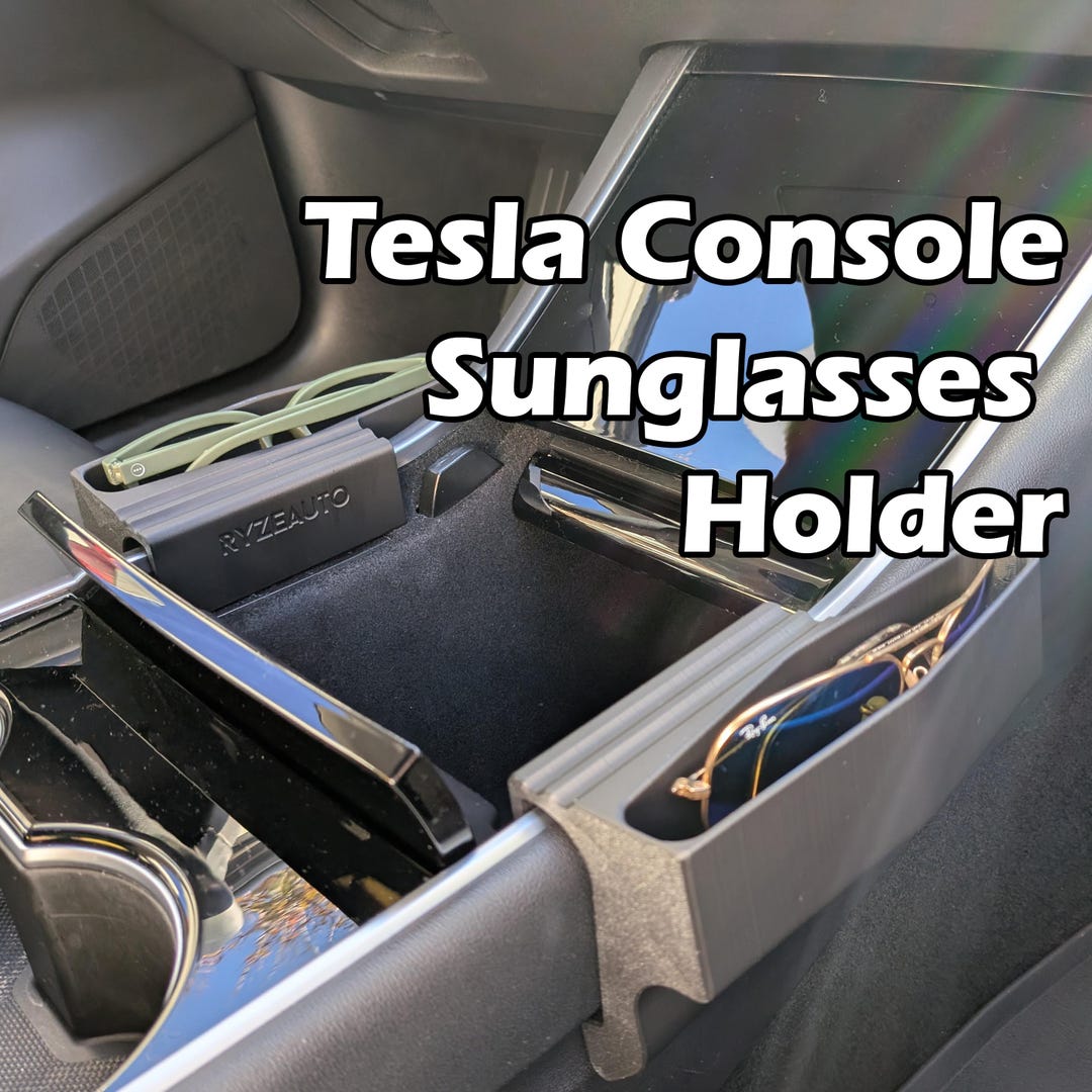 Tesla Model 3 Center Console Glasses Holder. Keep Your Sunglasses or ...