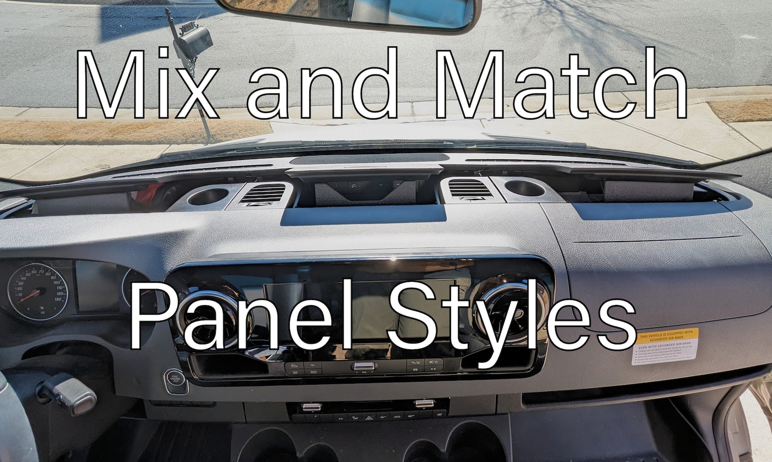 Mercedes Sprinter VS30 Dash Pocket Extender: More Storage, Cable ...