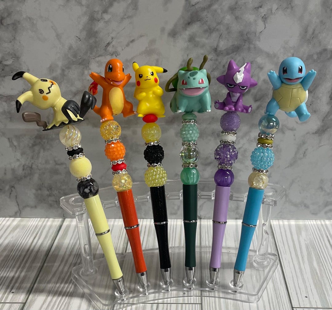 Pokémon Beaded Pen | Custom Pokémon Pen | Pokémon Gift - Etsy