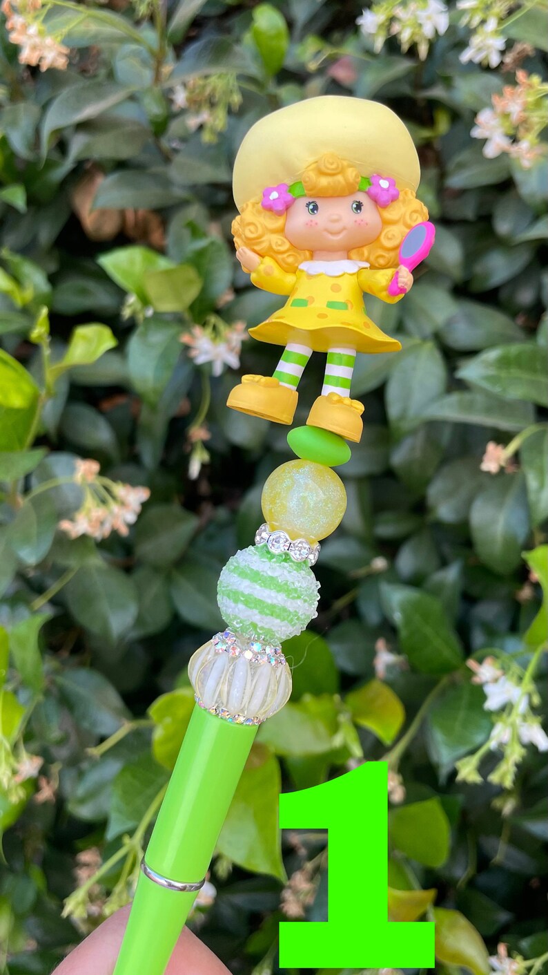 Custom Beaded Strawberry Shortcake Pen - Etsy