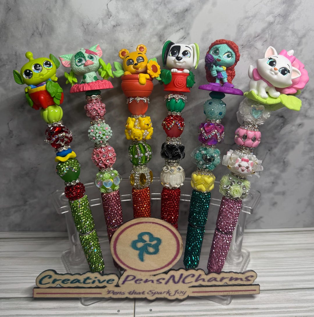 NEW* in Full Bloom | Rhinestone Doorable Pen | Handmade Pens | Cute ...