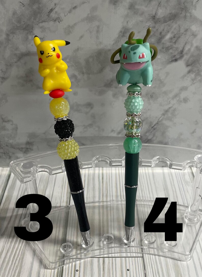 Pokémon Beaded Pen | Custom Pokémon Pen | Pokémon Gift - Etsy