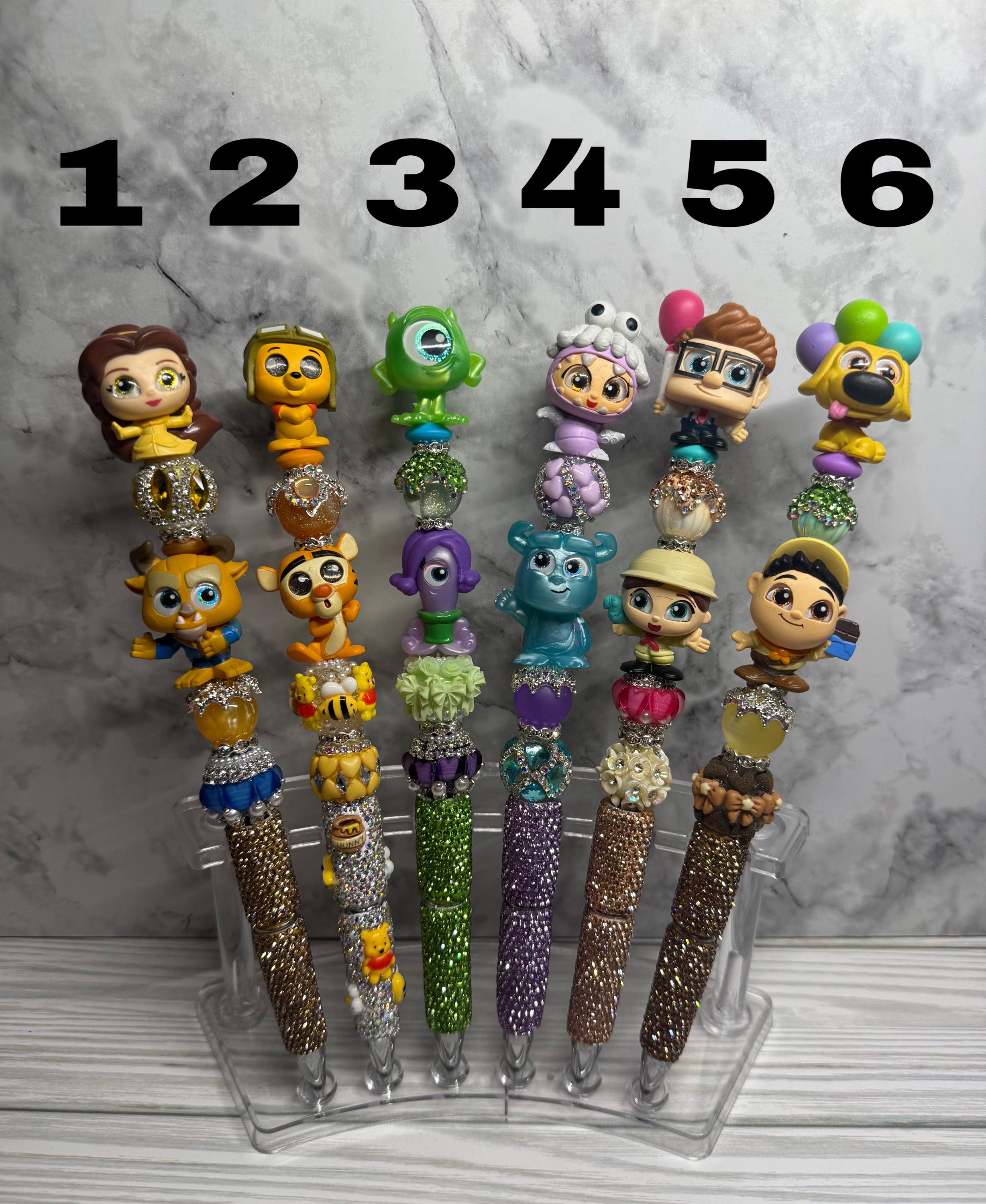Double Character Rhinestone Pen, Cute Pens, Adorable Pens, Doorable Pen ...
