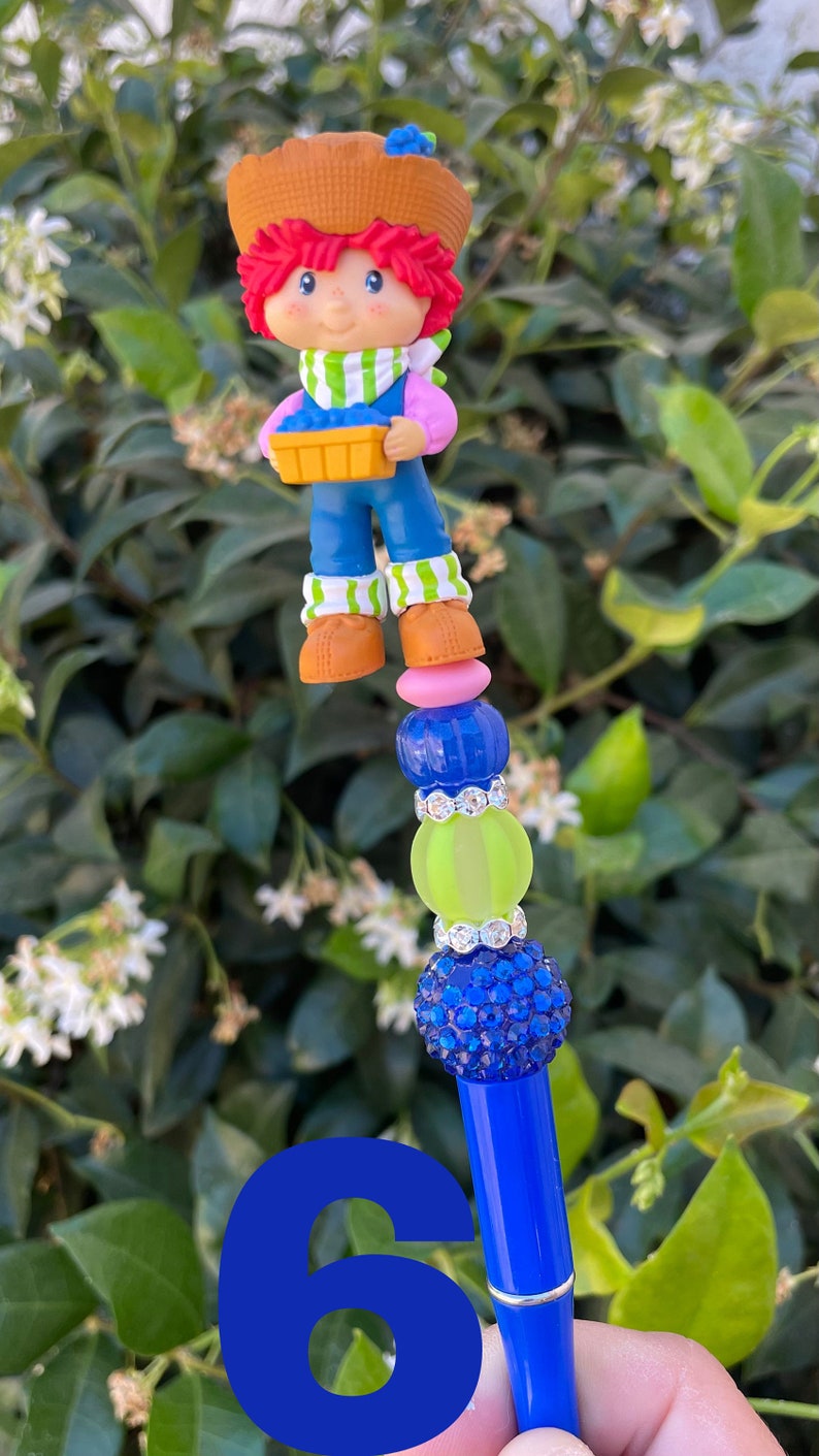 Custom Beaded Strawberry Shortcake Pen - Etsy