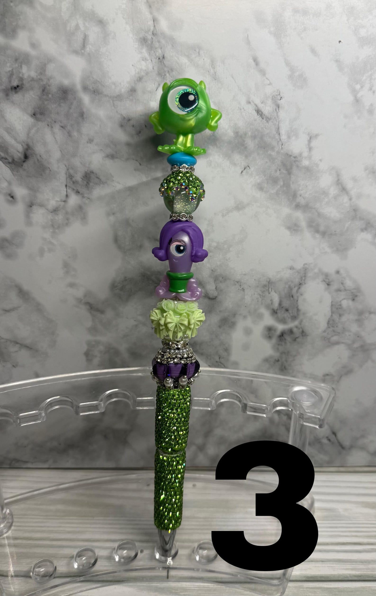 Double Character Rhinestone Pen, Cute Pens, Adorable Pens, Doorable Pen ...
