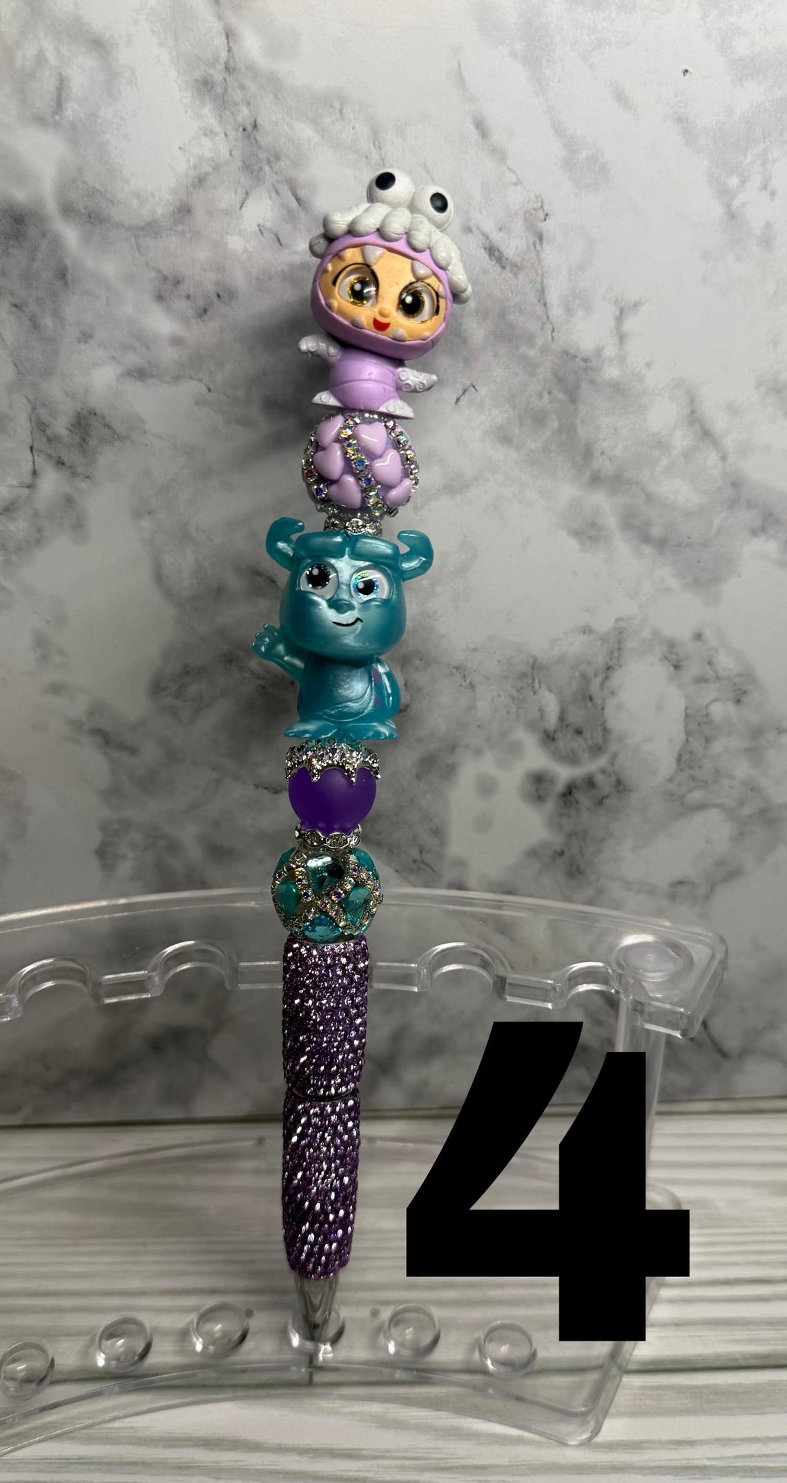 Double Character Rhinestone Pen, Cute Pens, Adorable Pens, Doorable Pen ...