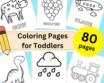 100 Printable Coloring Pages for Kids, Toddlers, Preschoolers, Coloring ...