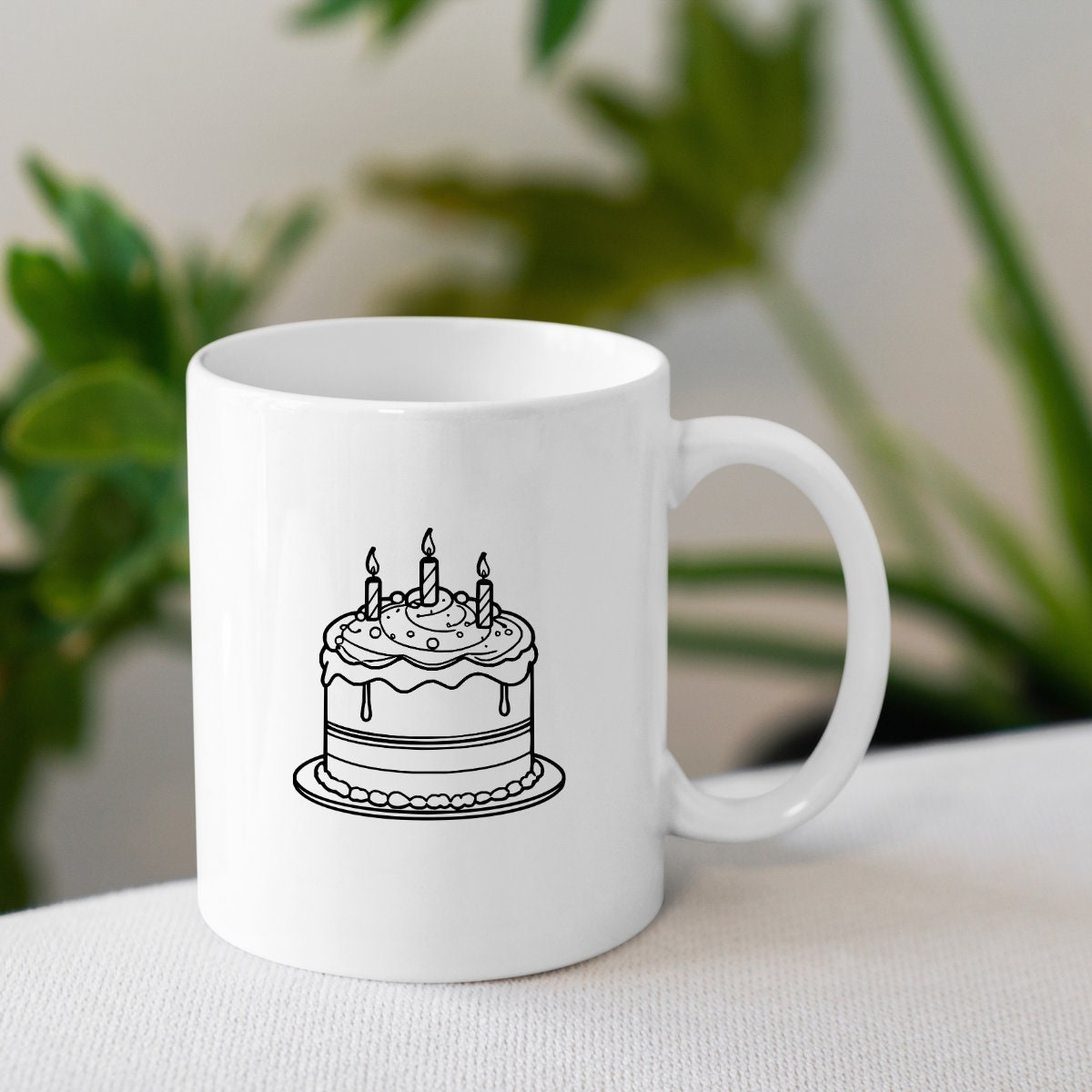 Birthday Cake SVG, Cake Outline Svg, PNG, PDF, Cake Vector for Cricut ...