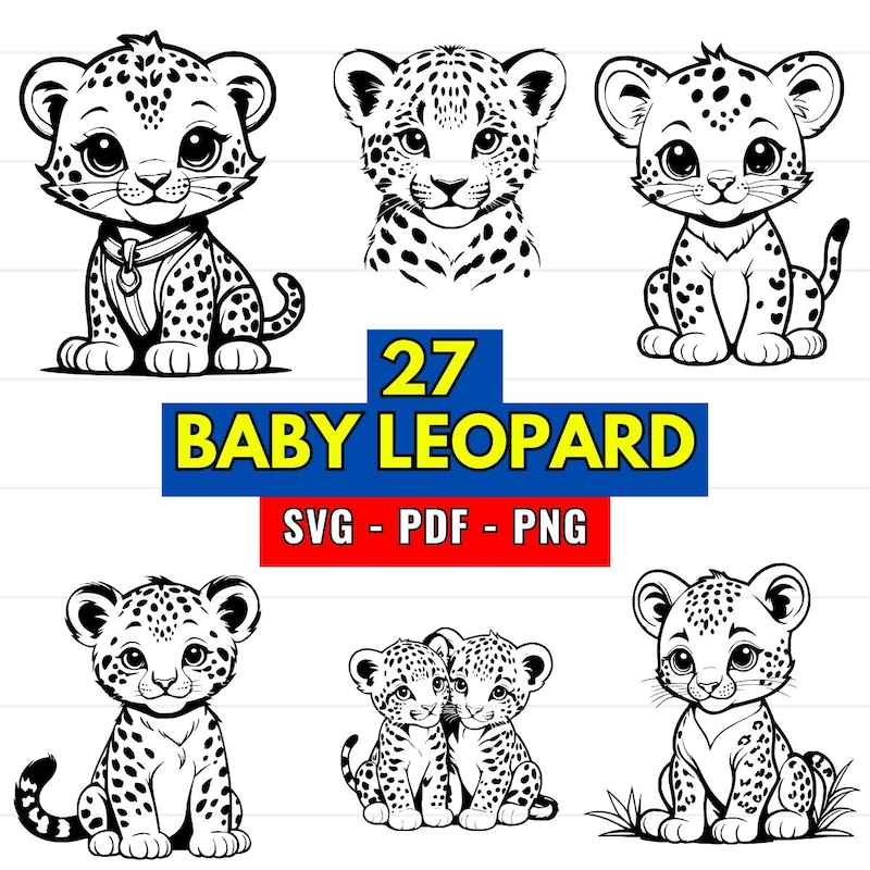 Leopard Svg - Etsy