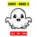 Angry Ghost SVG, Ghost Outline Vector, Cute Ghost Svg, Ghost Silhouette ...