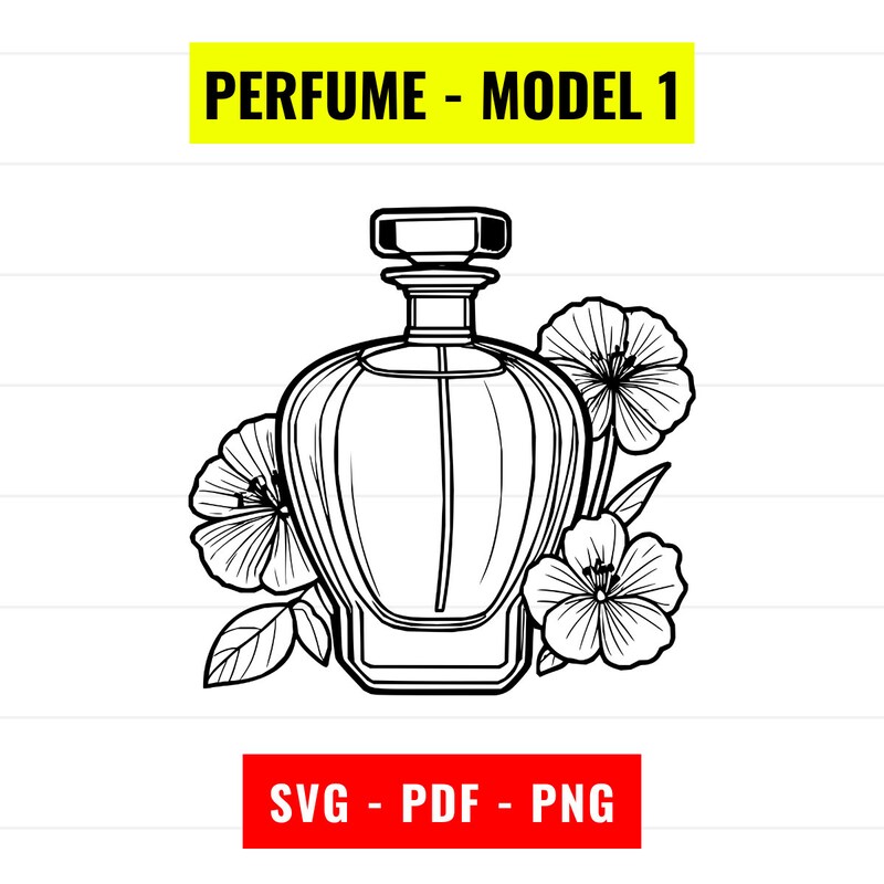 Perfume Bottle Svg - Etsy