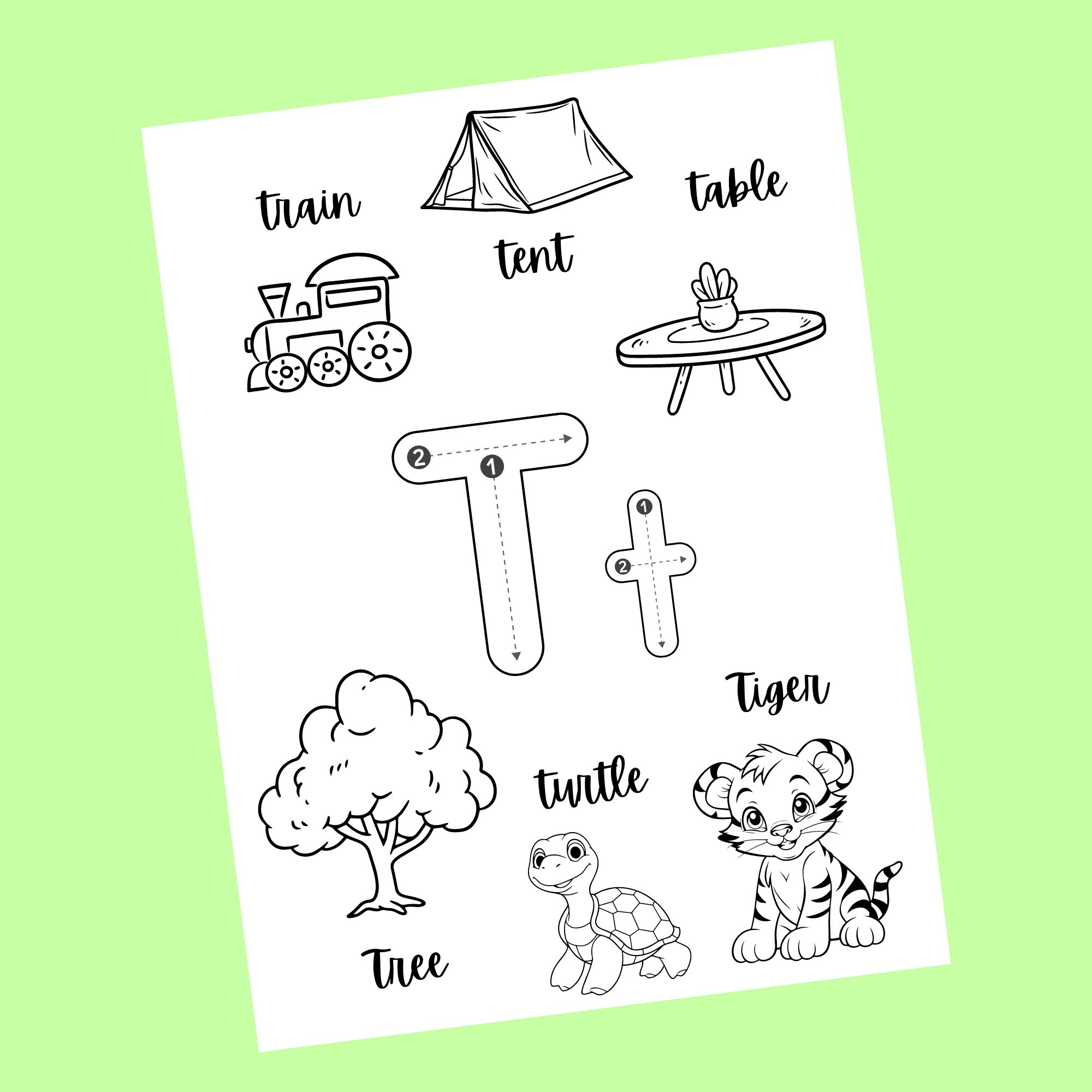 Alphabet Printable Coloring Pages for Kids, Toddlers, Preschoolers ...