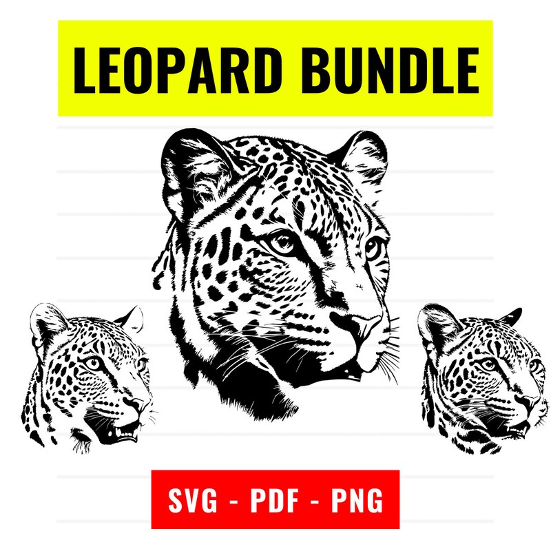 Leopard Svg - Etsy