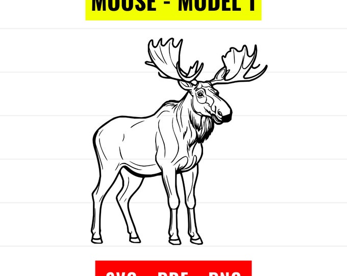Moose Svg - Etsy