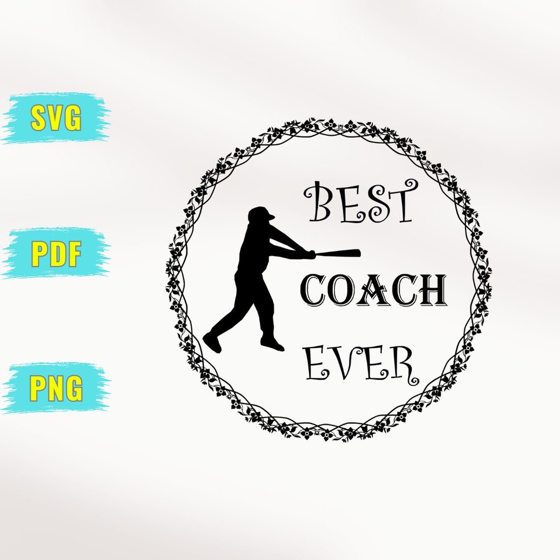 Coach SVG, Best Coach Outline svg, PNG, PDF Bester Coach Vektor für ...