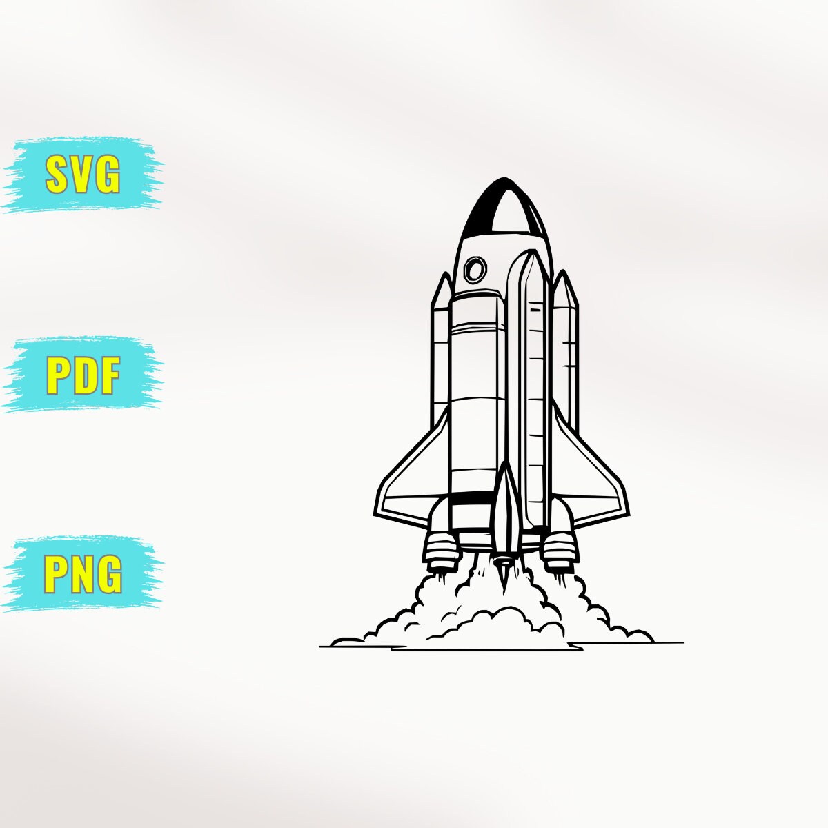Spacecraft SVG, Spacecraft Outline, PNG, PDF, Spacecraft Vector for ...