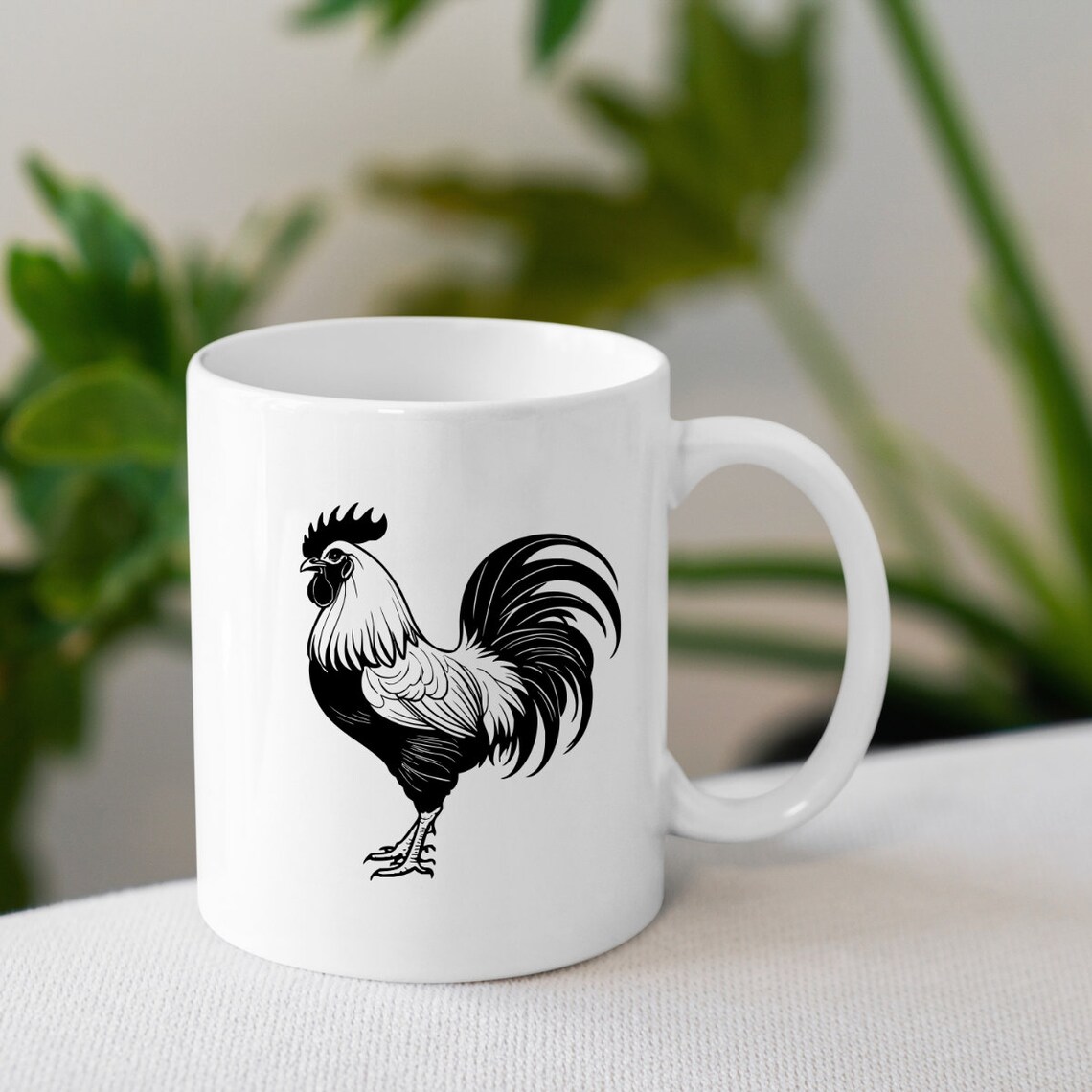 Rooster SVG, Rooster Portrait, PNG 300 Dpi, PDF Animal Svg, Rooster Vector for Cricut, Rooster ...