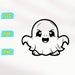 Angry Ghost SVG, Ghost Outline Vector, Cute Ghost Svg, Ghost Silhouette ...