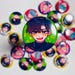 Cute Anime Character Button Pins | 38mm Alien Stage - Etsy