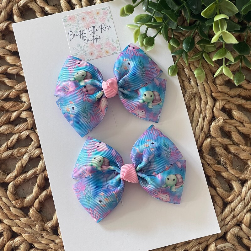 Fish Hair Bow - Etsy