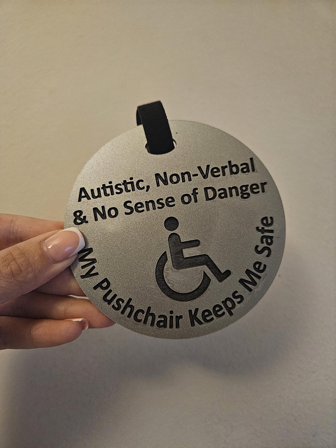 Autistic, Non Verbal or Non Speaking & No Sense of Danger Tag for ...