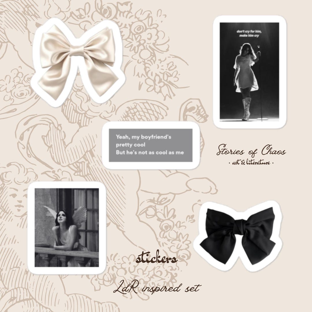 Ldr Inspired Sticker Set - Etsy