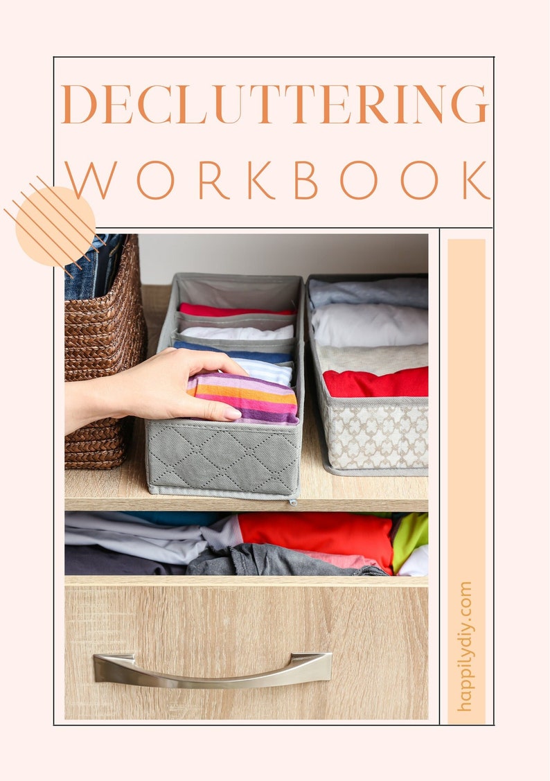 Printable Decluttering Workbook: Transform Your Space With Ease - Etsy