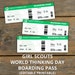 World Thinking Day Boarding Pass Printable | Girl Scout Troop Activity ...