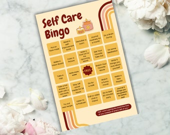 Self-care Bingo Card-printable - Etsy