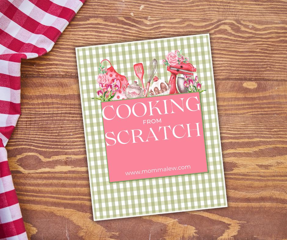 From Scratch Cooking Recipe Booklet - Etsy