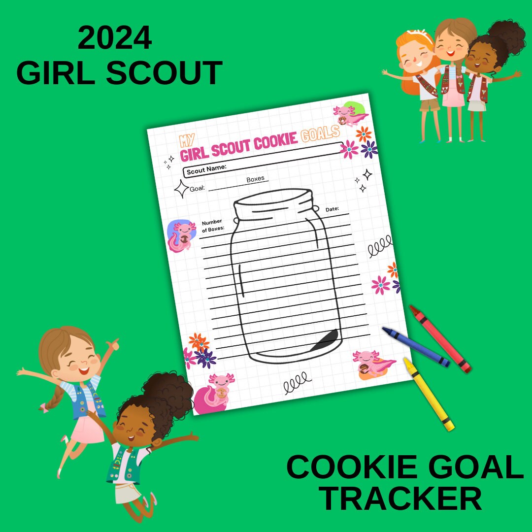 Girl Scout Cookie Season Goal Tracker - Etsy