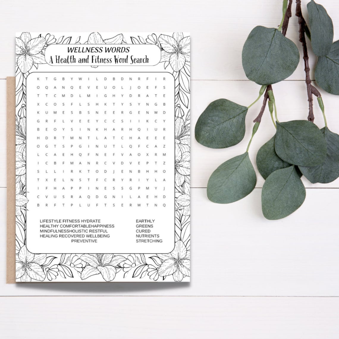 Motivational Printable Word Searches - Etsy