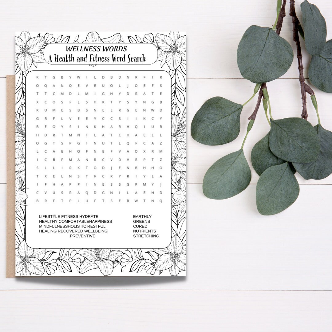 Motivational Printable Word Searches - Etsy
