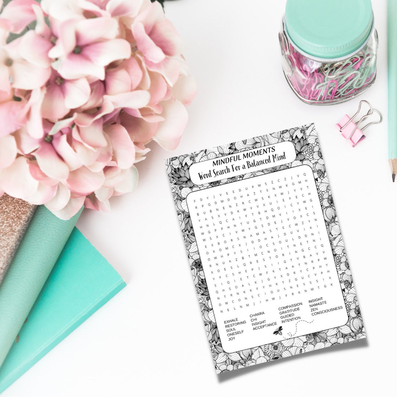 Motivational Printable Word Searches - Etsy