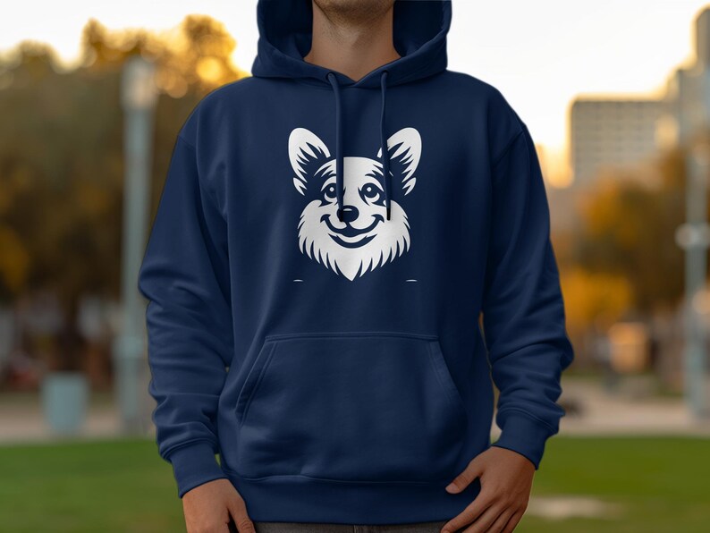 Corgi Portrait SVG Bundle Png, Pdf , Eps, Dxf Vector Files, White on ...