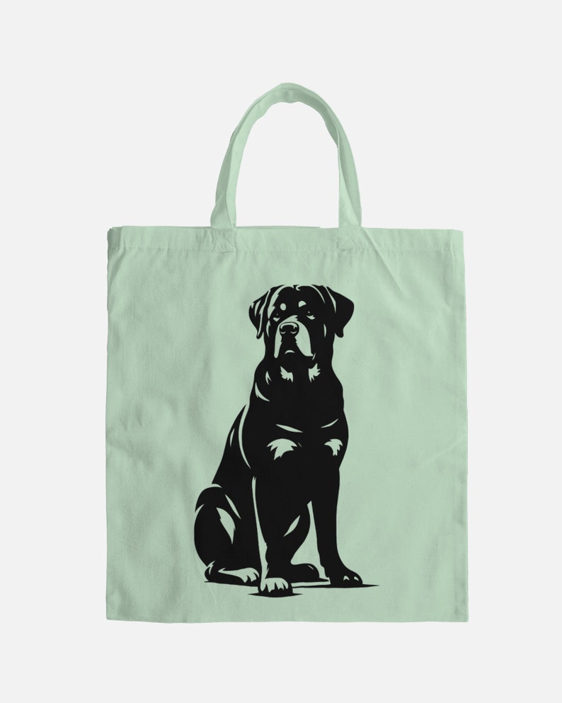 Rottweiler SVG PNG Bundle Rotti Silhouettes Clipart Instant Download ...