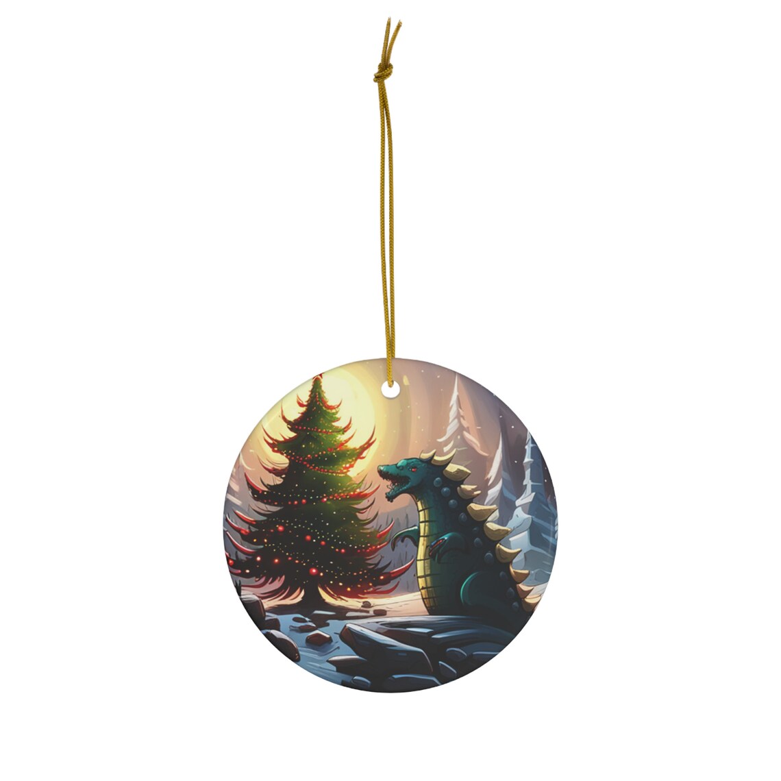 Perfect Time to Be a Godzilla Fan!!! Awesome Christmas Ornament ...