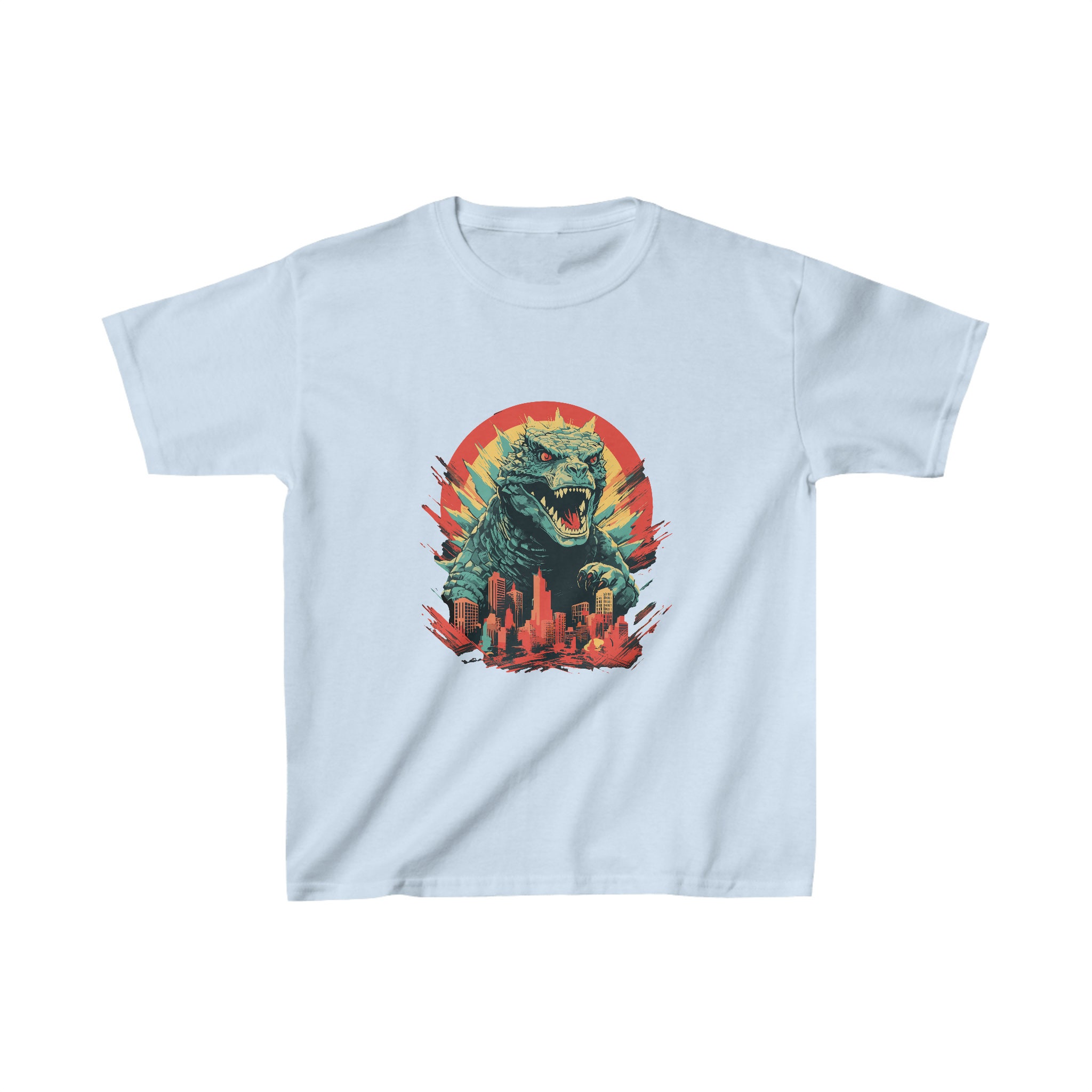 Perfect Kid Size Godzilla T-shirt!! Kids Heavy Cotton™ Tee - Etsy