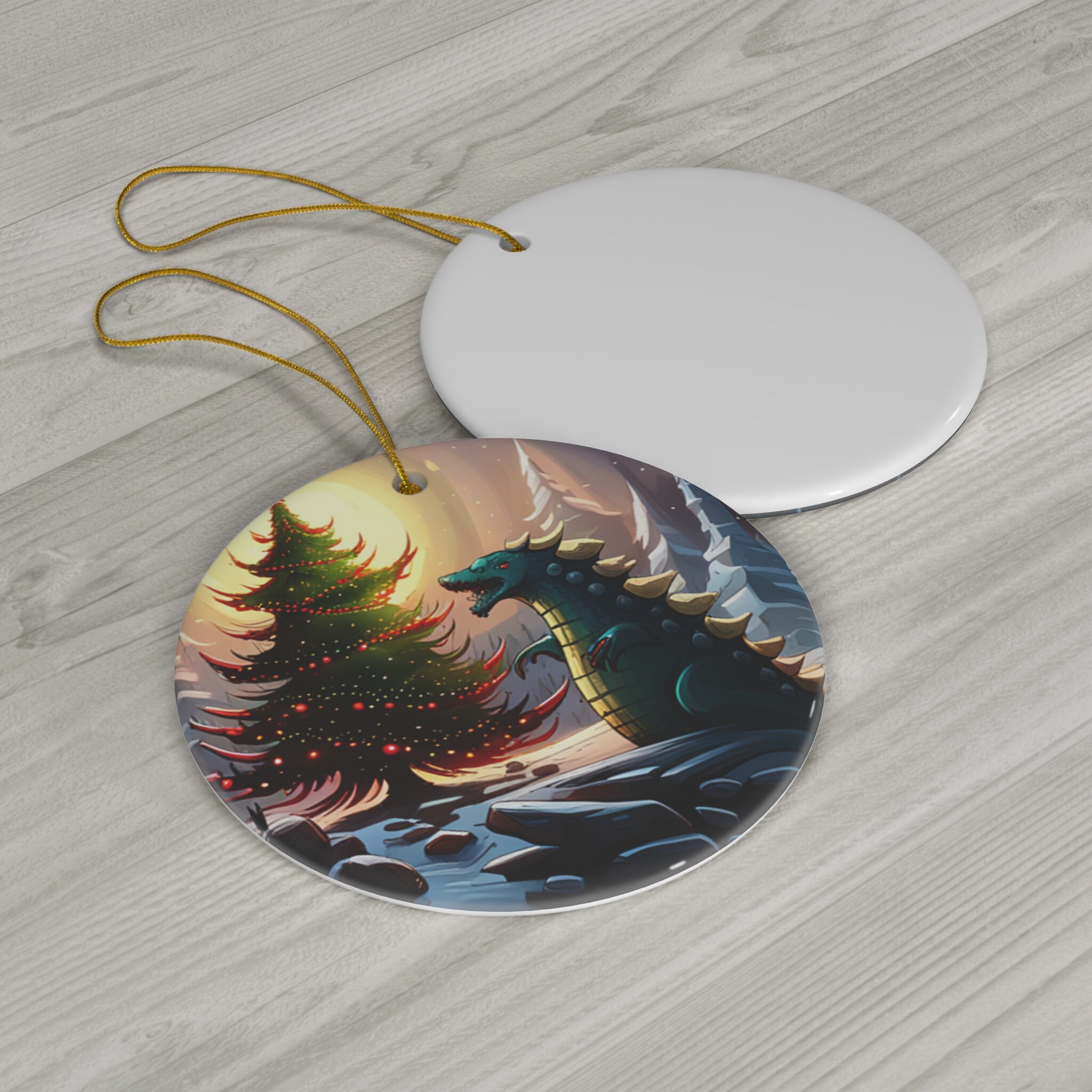 Perfect Time to Be a Godzilla Fan!!! Awesome Christmas Ornament ...